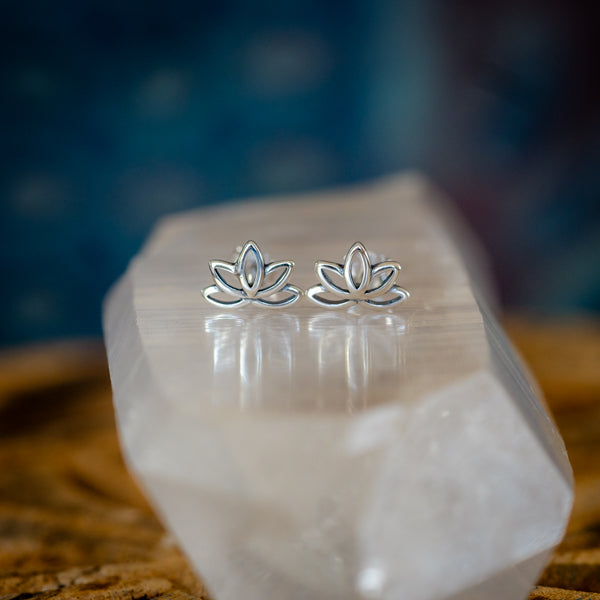Lotus Studs - Voodoo Jewellery