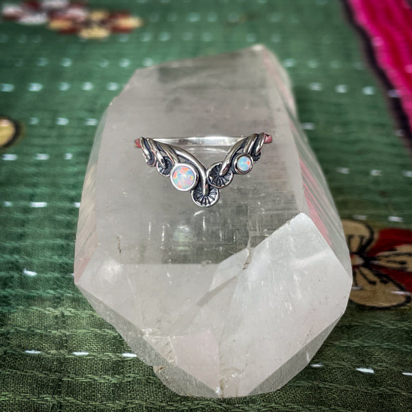 Opal Mushroom Ring - Voodoo Jewellery