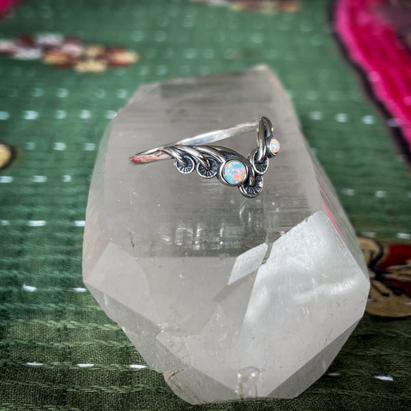 Opal Mushroom Ring - Voodoo Jewellery