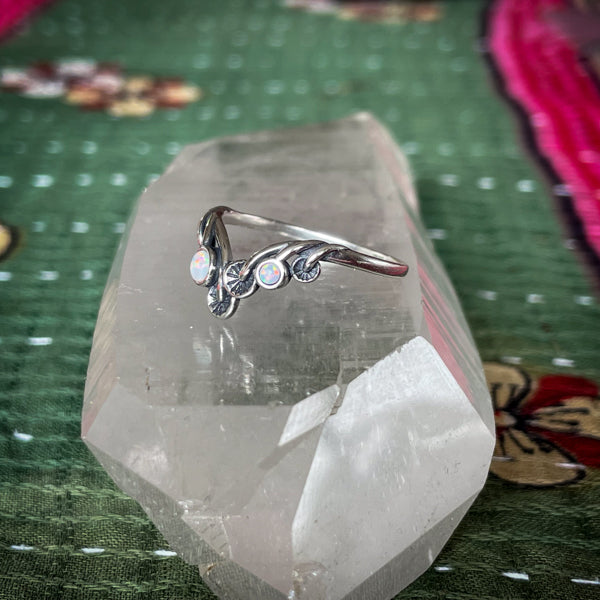 Opal Mushroom Ring - Voodoo Jewellery